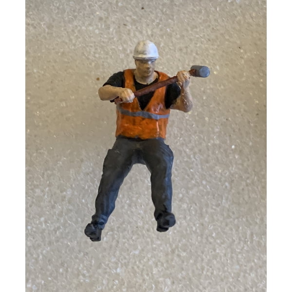Go Figures Worker with Sledgehammer