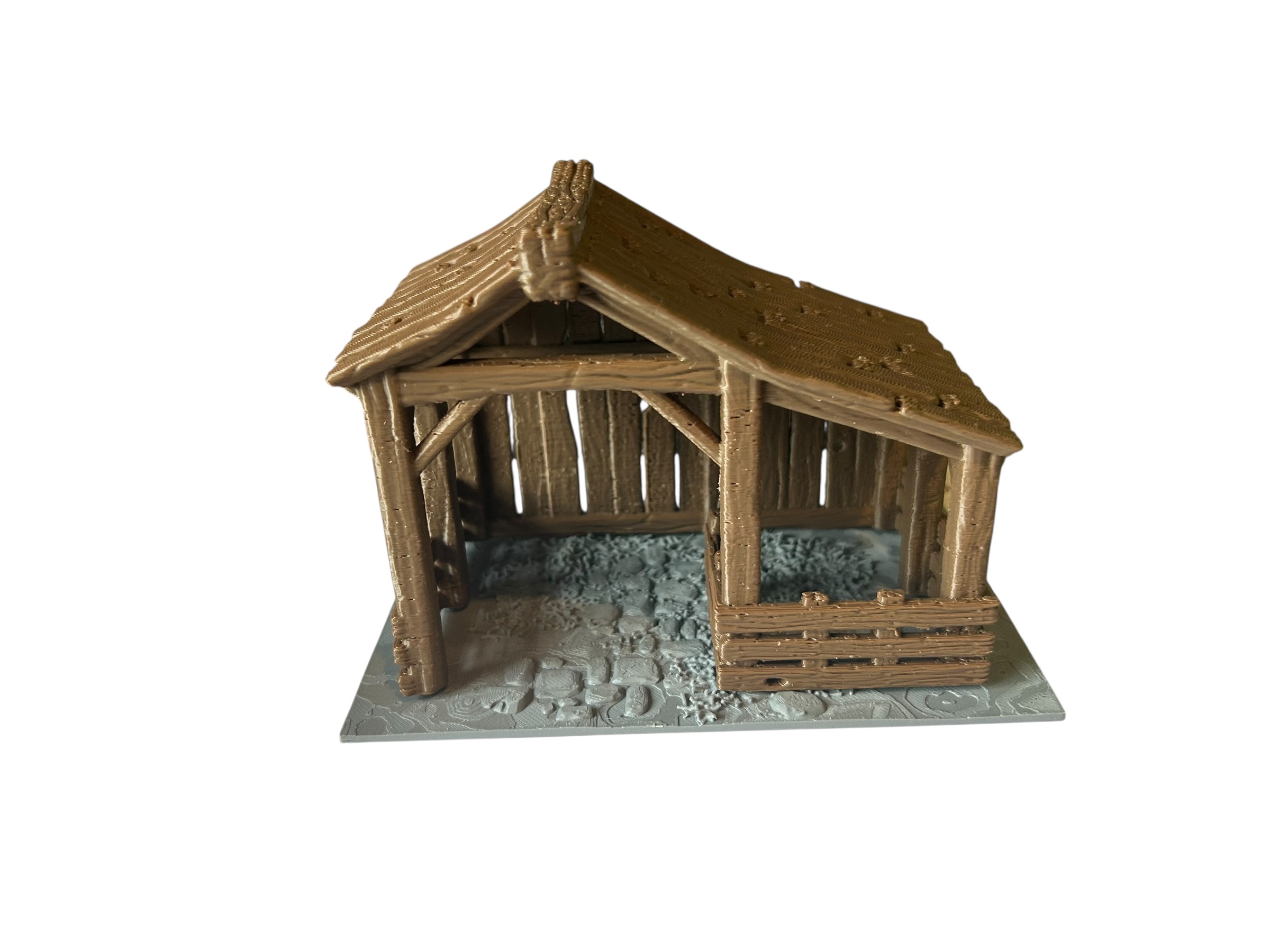 32mm Medieval Lean-To Shelter – Farm Outbuilding Terrain for D&D ...