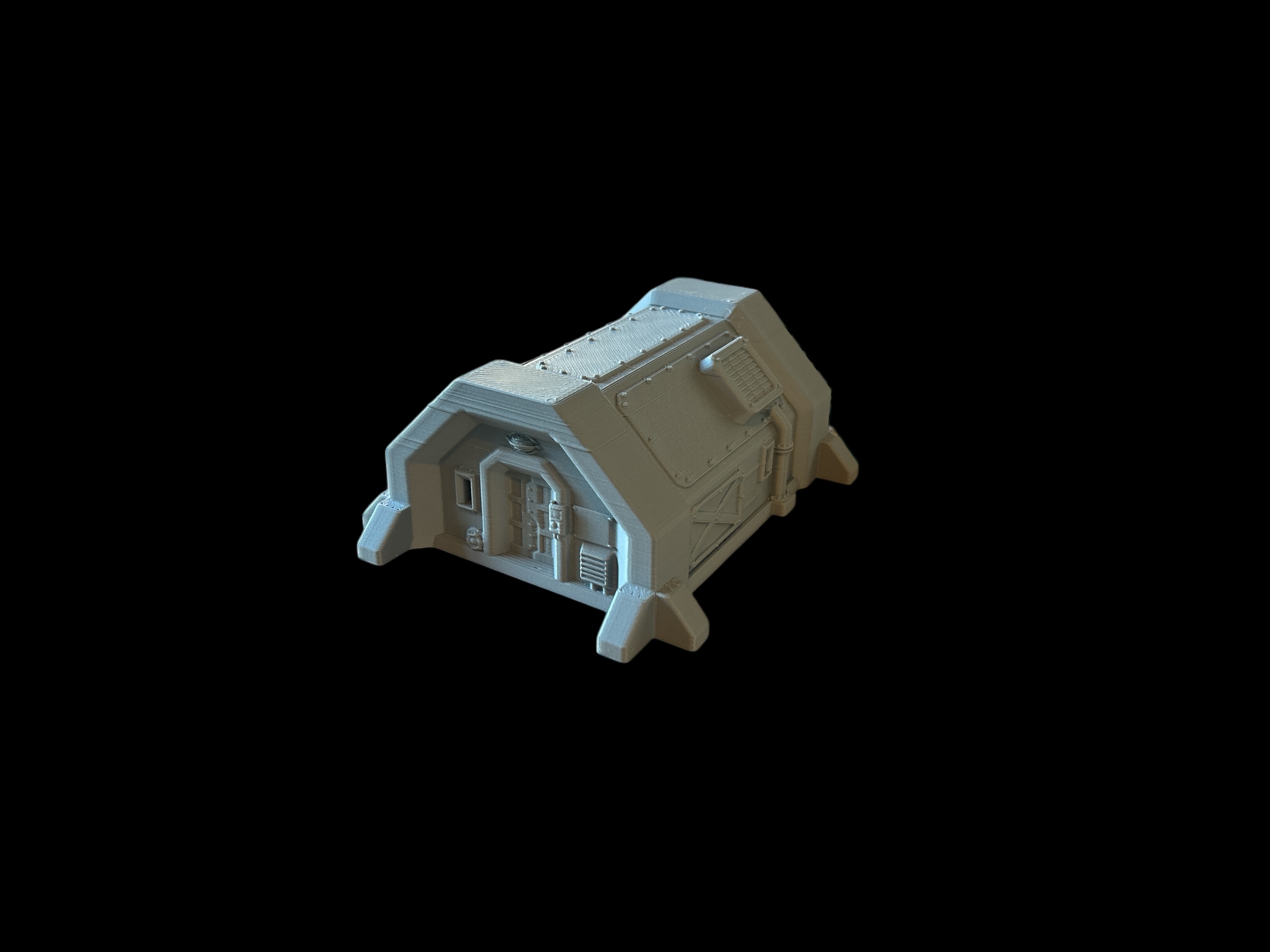 28mm Sci-Fi Bunker / Barracks Terrain | Mumfy’s Wargaming Modular Sci-Fi Scenery